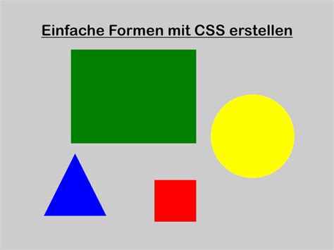 Wie Erstellt Man Einfache Formen Mit Css Die Lösung Rietschdesign