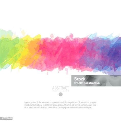 벡터 워터컬러 형판 교육에 대한 스톡 벡터 아트 및 기타 이미지 교육 그림 그리기 다중 색상 Istock