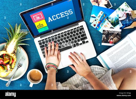 Access Connection Internet Technology Concept Stock Photo Alamy