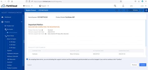 My Network Security Journal Register A Fortigate Next Generation Firewall In Forticloud