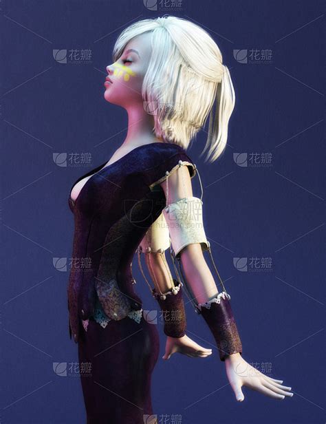 绘画插图 三维图形 模型 女人 幻想 数字化显示 垂直画幅 美 美人 仅成年人