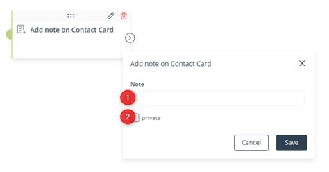 Workflow Action Add Note On Contact Card Support Salesmanago Customer Engagement Platform