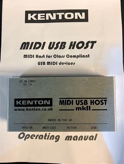 Kenton Midi USB Host MkII Reverb