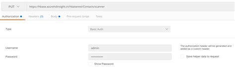 如何使用 Rest Api 访问 Hbase 数据