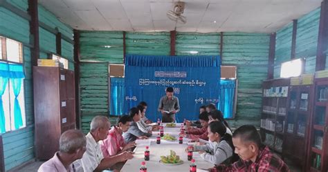 မိုင်းခုတ်မြို့၊ လူထုအခြေပြုဗဟိုဌာန Community Centre ခန်းမ၌ စာပေချစ်မြတ်နိုးသူများအသင်း Book