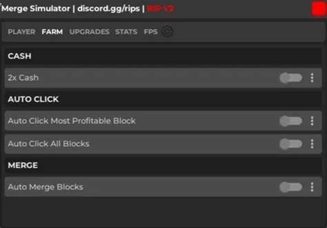 Merge Simulator Script Rip V2 Hub Roblox Scripter