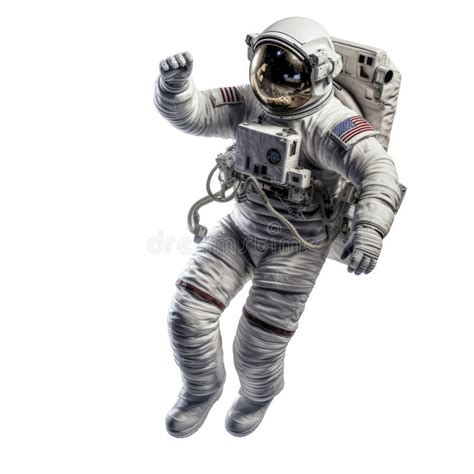 An Astronaut Floating In Zero Gravity Stock Illustration Illustration Of Flight Moon 281656760