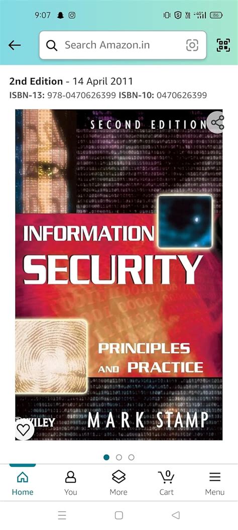 Information Security Principles And Practices Uk Merkow 9788131712887 Books