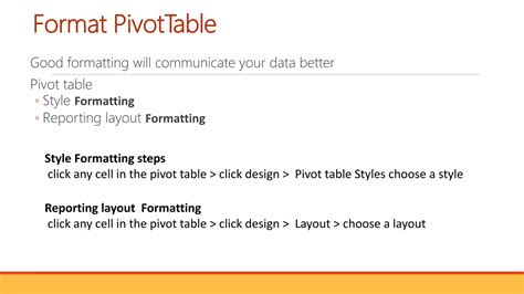 Pivot Table And Dashboard In Microsoft Excel Pptx Computing