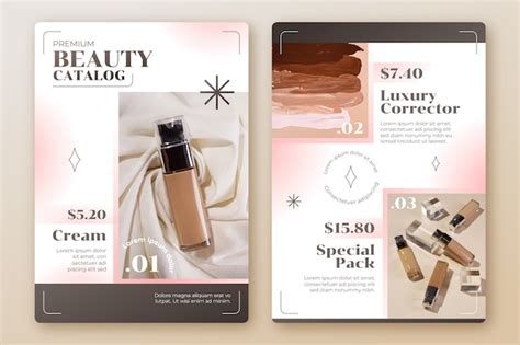 Ручной обращается шаблон каталога продукции Бесплатно векторы