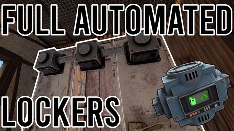 Rust Full Automated Industrial Lockers Youtube