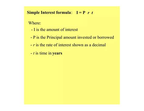 Dec 17 Simple Interest Ppt