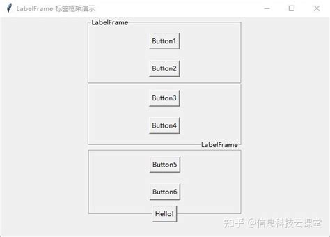 Python Gui 编程：tkinter 初学者入门指南——框架、标签框架 知乎