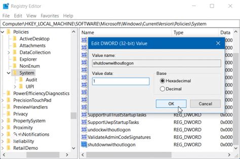How To Add Or Remove A Power Button To Windows 10 Login Screen
