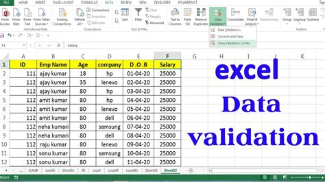 excel data validation data validation in excel data validation