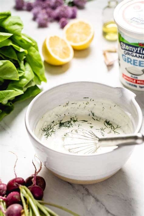 Steps To Prepare Homemade Salad Dressing Recipes With Greek Yogurt