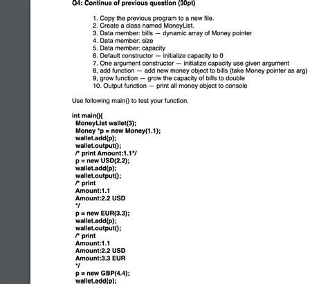 Solved Continue Of Previous Question 1 Copy The Previous