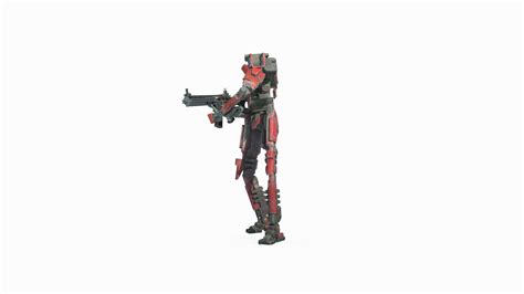 3d Model Future Sci Fi Killer Robots Turbosquid 2274468