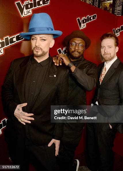 Boy George William And Ricky Wilson Attend The Voice Uk Open Mic