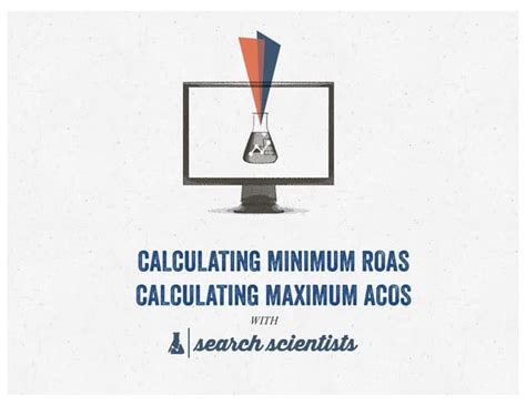 Ecommerce Marketing Calculating Minimum Roas And Maximum Acos Pdf