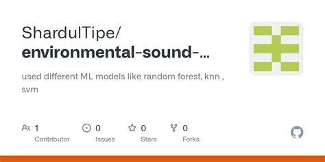 Github Shardultipe Environmental Sound Classification Used Different Ml Models Like Random