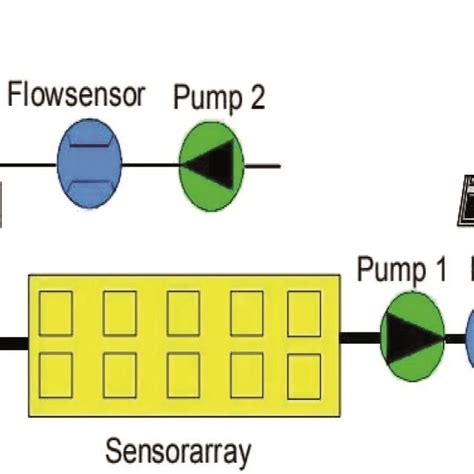 pen3 portable electronic nose gas flow diagram airsense analytics download scientific diagram