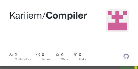 Github Kariiemcompiler