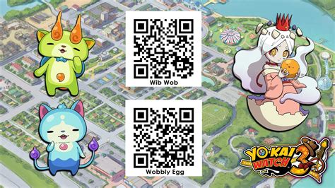 Yo Kai Watch 3 List Of Passwords Passcodes Qr Codes Perfectly