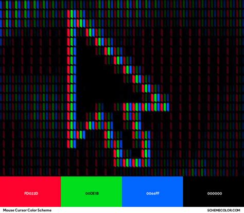 Mouse Cursor Color Scheme Image Color Palettes