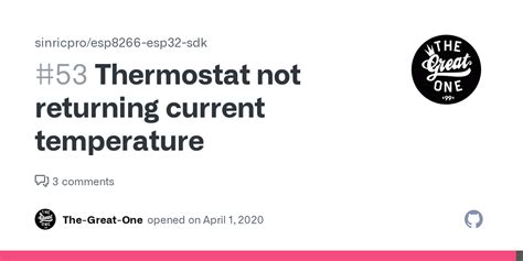 Thermostat Not Returning Current Temperature · Issue 53 · Sinricproesp8266 Esp32 Sdk · Github