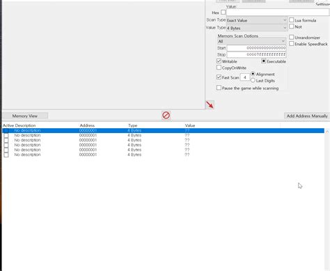 Address List View Bug · Issue 826 · Cheat Enginecheat Engine · Github