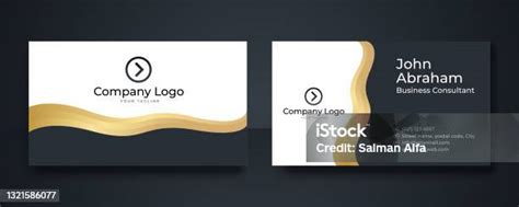 럭셔리 로얄 블랙 과 골드 명함 디자인 템플릿 골드 아르 데코 기하학적 라인현대 명함 디자인 템플릿 개성 개념에 대한 스톡 벡터