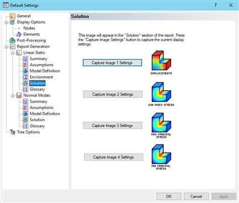 Capture Image X Settings For Report Generation Do Not Work In Inventor Nastran