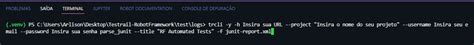 GitHub Arlisonmarreiro Testrail RobotFramework