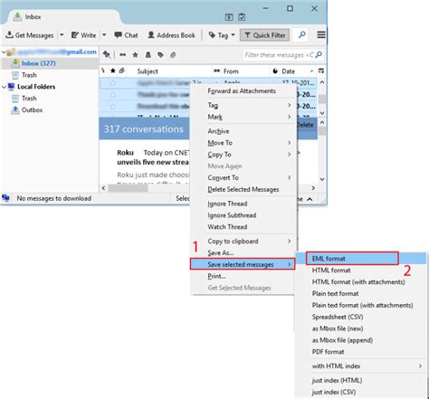 How To Export All Thunderbird Emails With Attachments