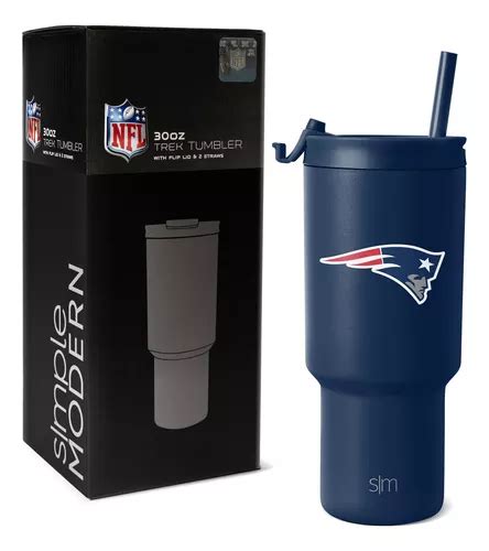 Copo Simples E Moderno Nfl New England Patriots 900 Ml | Frete grátis