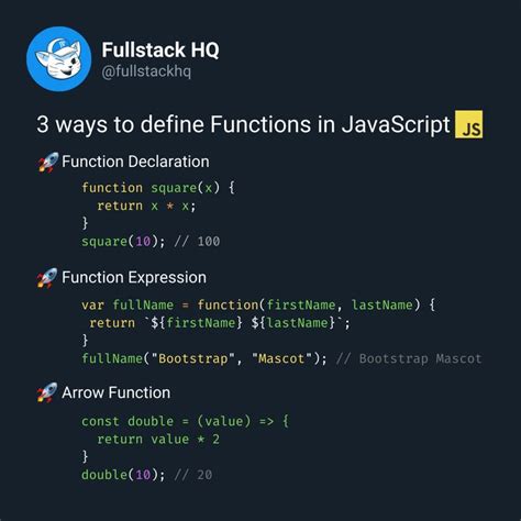 3 Ways To Define Functions In Javascript Javascript Instagram Photo Photo And Video