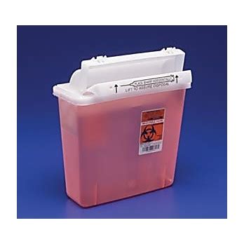 SharpSafety Safety In Room Sharps Containers With Counter Balanced Lid