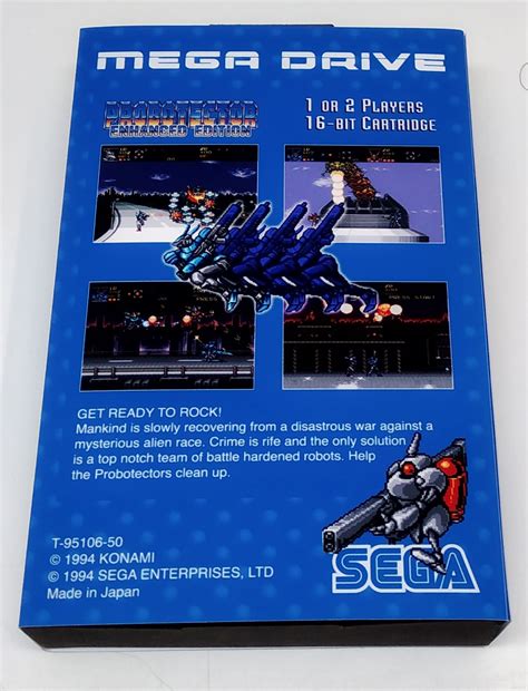 Probotector Enhanced Edition Sega Mega Drive Genesis