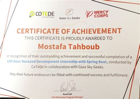 Mostafa Tahboub On Linkedin Springboot Backenddevelopment Docker Aws Internship 18 Comments
