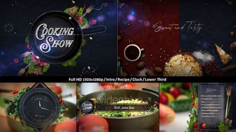 Cooking Show Intro Openers Ft Cooking Show Intro And Chef Envato