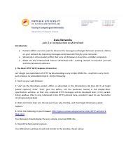 Lab 3 A Introduction To Wireshark Pdf Data Networks Lab 3 A Introduction To Wireshark