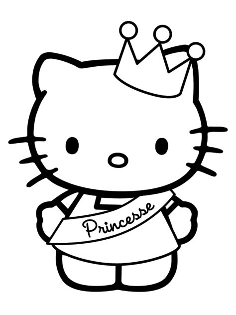 Розмальовки Хелло Кітті Hello Kitty Роздрукувати безкоштовно ТЕГ