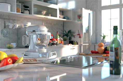 Premium Photo Smart Kitchen Appliances With Voice Control