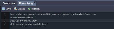 Wafaicloud Java Connection To Postgresql