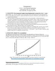 Assignment 1 Pdf Assignment 1 CE 111 Environmental Engineering Fall Semester 2018 Dr Eric