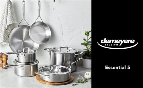 Demeyere Essential 5 Ply 1810 Stainless Steel Stay Cool