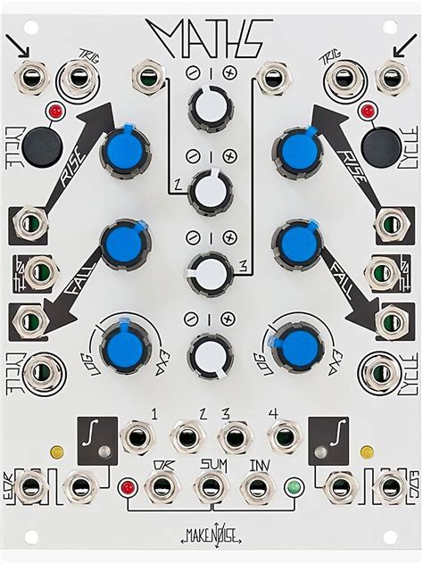 Make Noise Maths Eurorack Modular Synth Function Generator Sticker For Sale By Imagepro