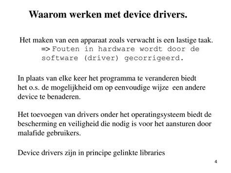 PPT Device Driver PowerPoint Presentation Free Download ID