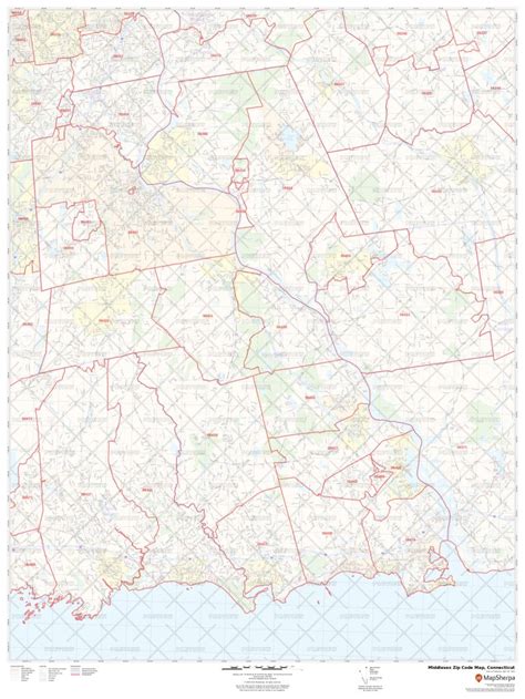 Middlesex Zip Code Map Connecticut Middlesex County Zip Codes